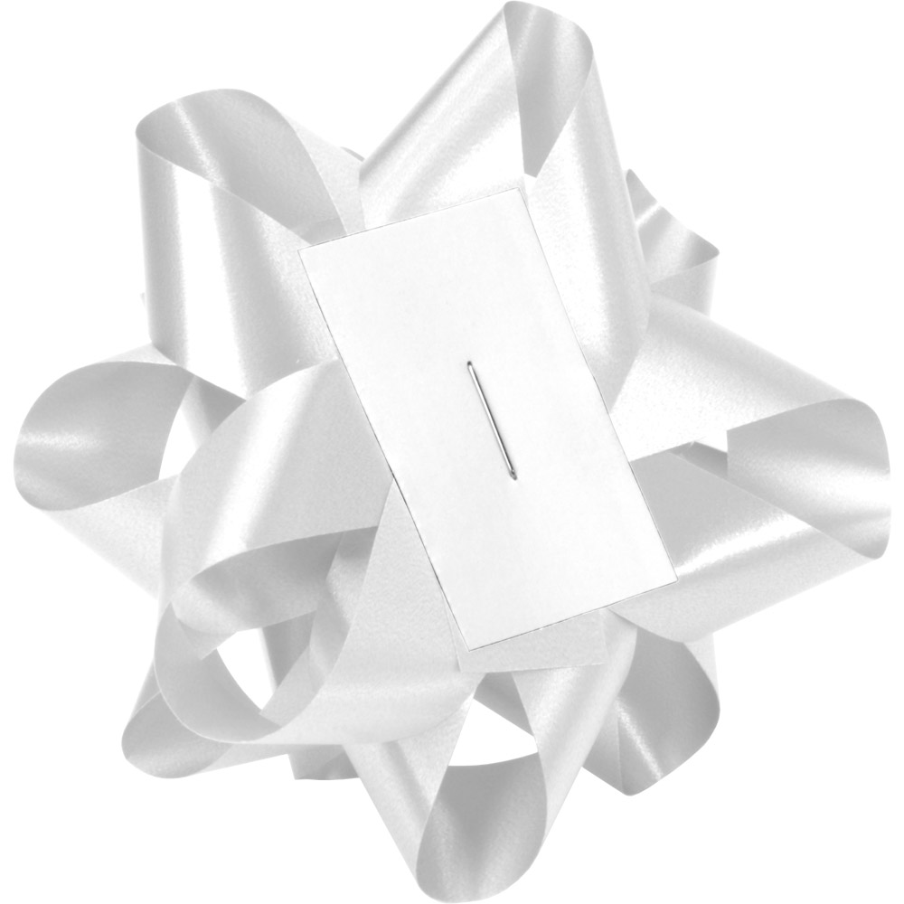 White Gift Bow